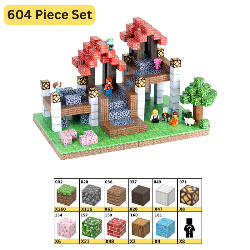 Modern Courtyard – Mining Blocks